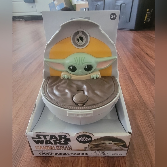 Star Wars | Toys | Star Wars Mandalorian No Spill Grogu Bubble Machine ...